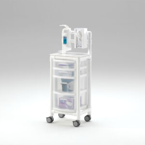 Dusch und Toilettenstuhl Etac Clean mit Eimerhalterung - HTP-med